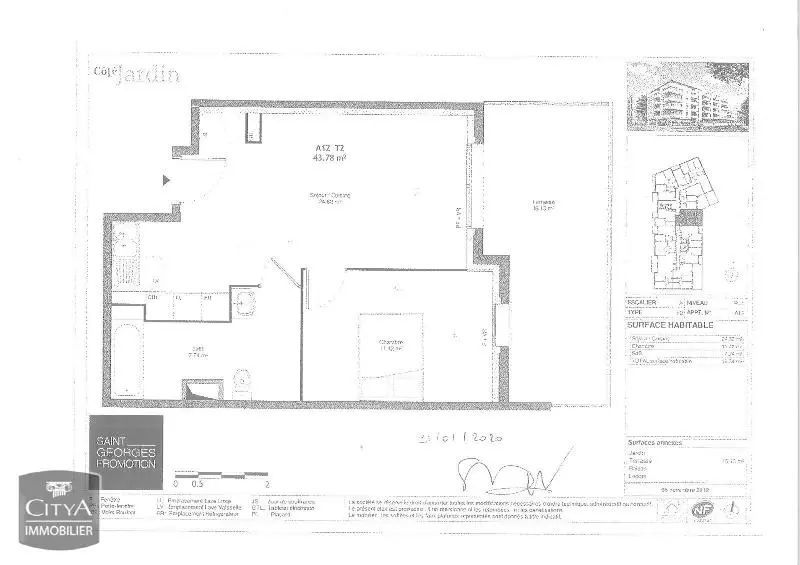 Location appartement à Neuilly-sur-Marne - 902 € - 43 m²